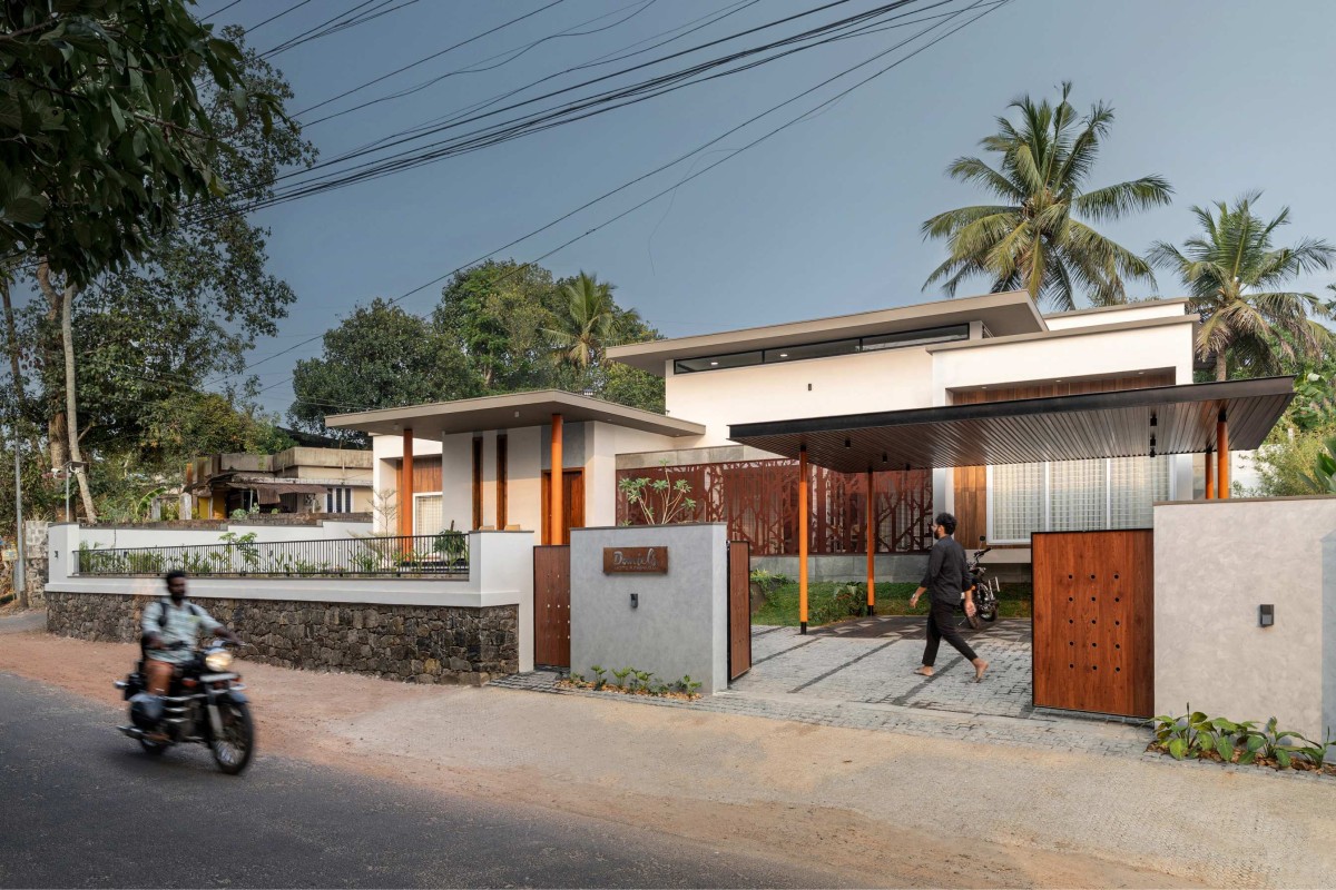 The Veil House by Aayu Design Studio | Laser‑cut uPVC Screened Residence