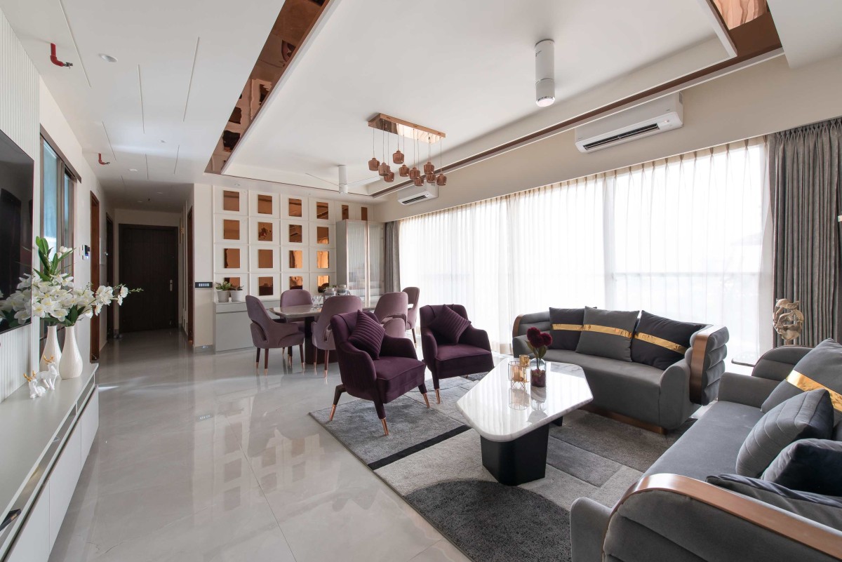 Elegance Abode by NakshARC Design Studio | Luxury Apartment Interior Design