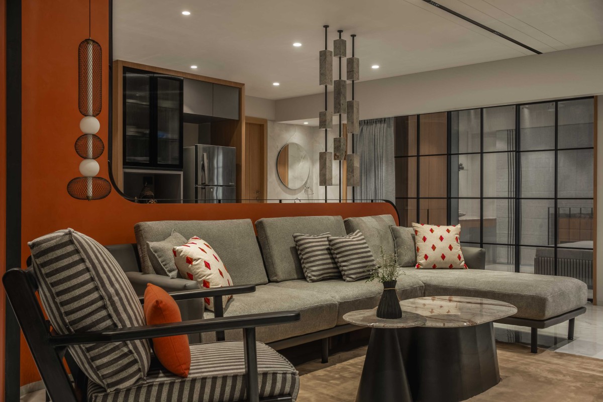 Expressions in Harmony by & Collab Design Studio | Compact Modern Apartment